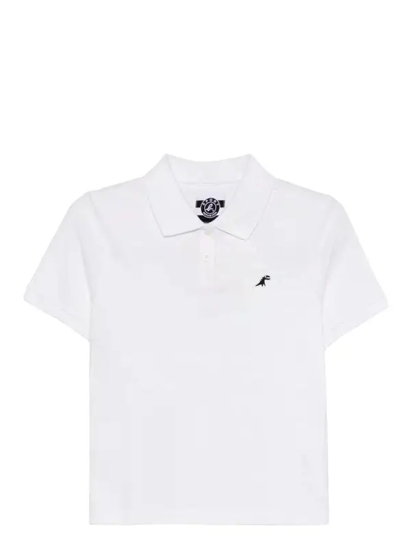 SPORT B. BY AGNÈS B. Dino Embroidered Polo - White