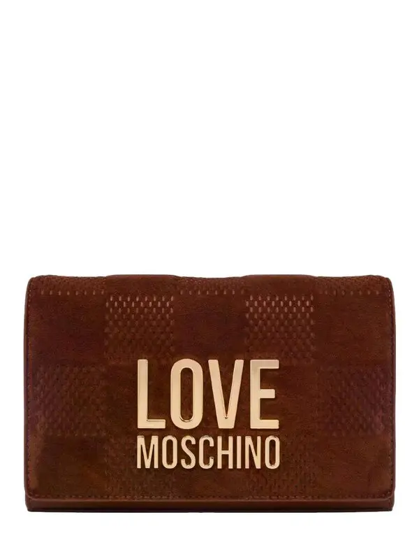 Moschino Logo-plaque Chain Crossbody Bag - 20a - Rosso