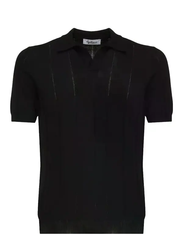 John Galliano Short-sleeve Knitted T-shirt - Black