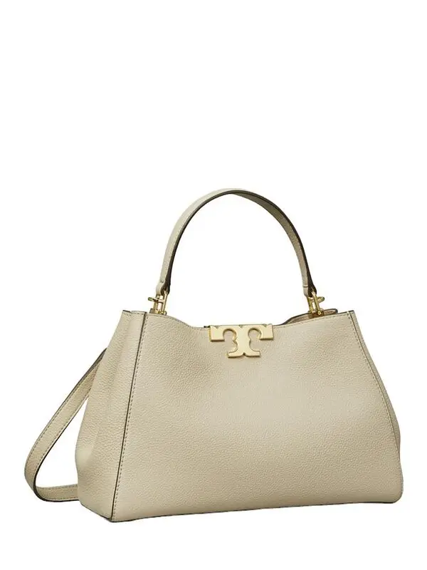 Tory Burch Medium Eleanor Soft Satchel - Light Stone