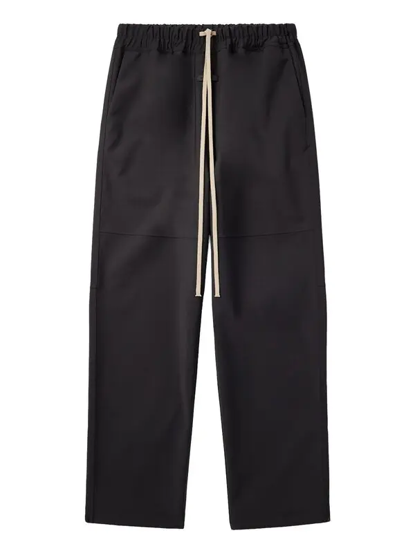 Fear Of God Straight-leg Panelled Woven Trousers - Black