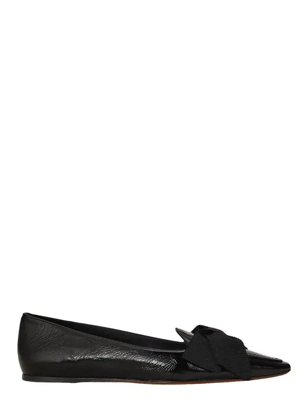 Ralph Lauren Patent Leather Loafer - Black