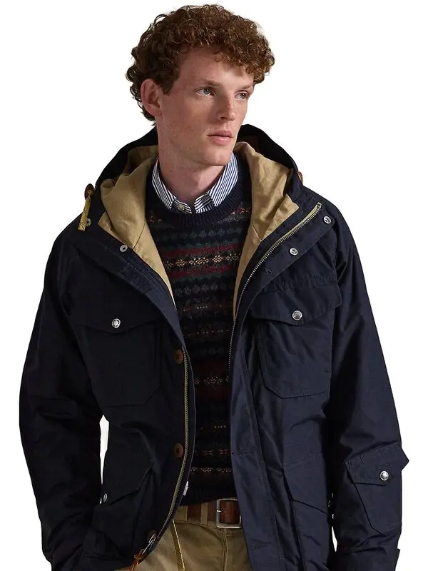 Ralph Lauren Faille Hooded Anorak - Collection Navy