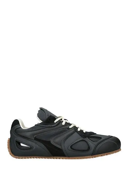 Axel Arigato Slow Runner Leather And Suede Trainers - Black