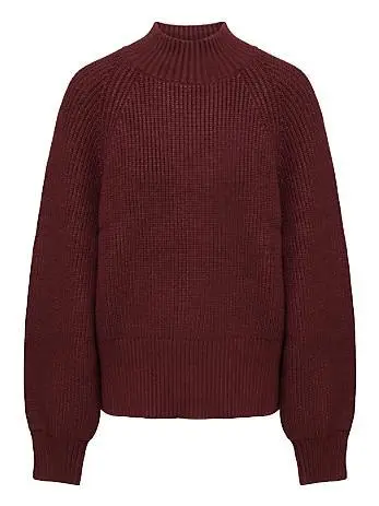 Varley Martina High-neck Knitted Jumper - Decadent Chocolate