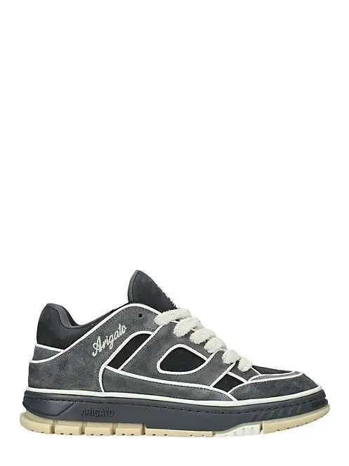 Axel Arigato Area Suede And Mesh Trainers - Blk/beige