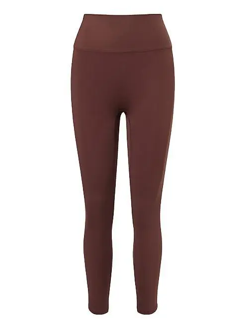 ADANOLA Ultimate High-rise Gym Leggings - Chocolate Brown