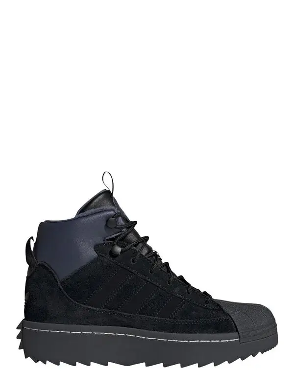 Adidas Superstar Winterized Trek High-top Sneakers - Core Black/carbon