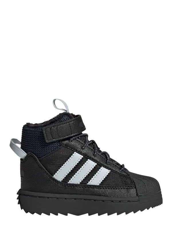 Adidas Superstar Winter Trek High Top Sneakers - Core Black/halo Blue/carbon