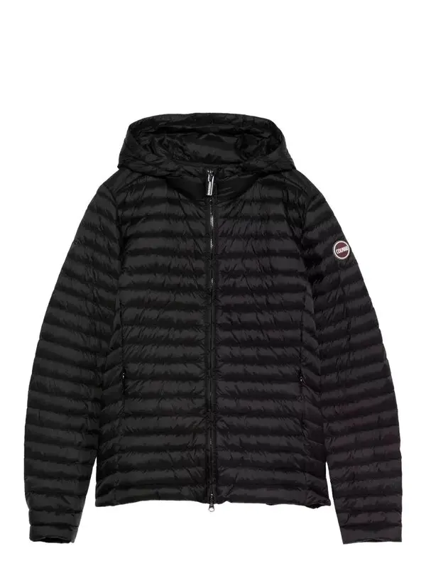 COLMAR Quilted Hooded Jacket - Black