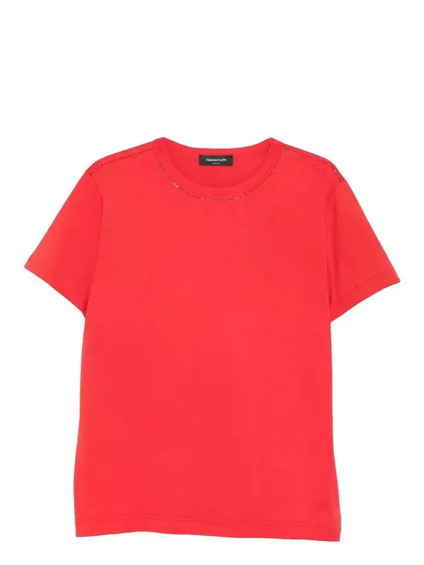 Fabiana Filippi Crew-neck T-shirt - Red