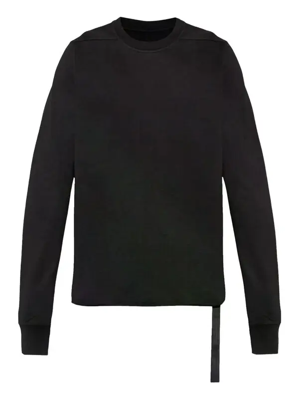 Rick Owens Long-sleeve Raw-edge T-shirt - Black