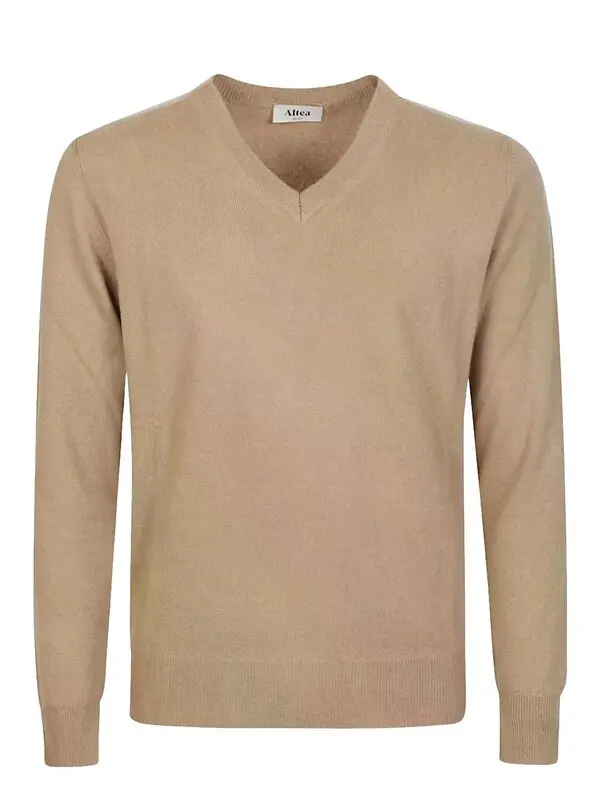 Altea V-neck Cashmere Sweater - Neutrals