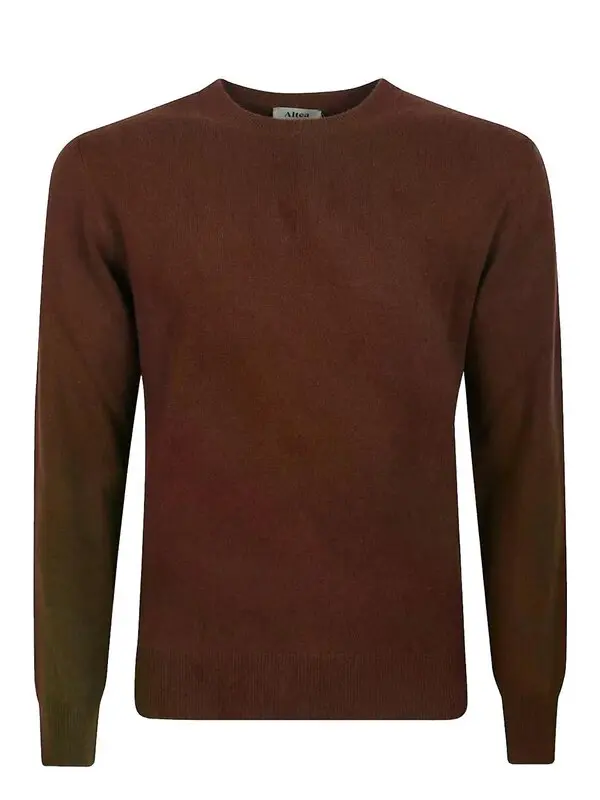 Altea Crew-neck Cashmere Sweater - Brown