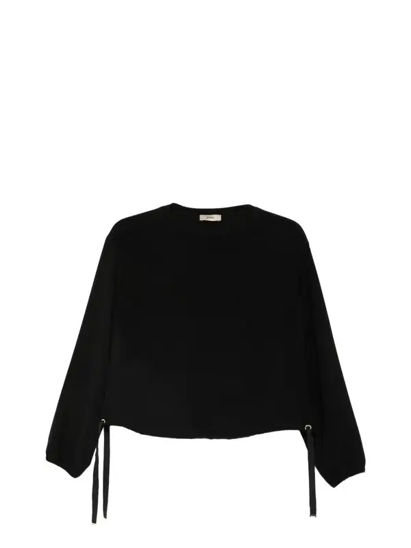 Herno Drawstring Hem Sweatshirt - Black