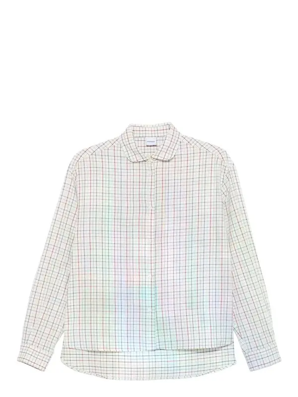 Aspesi Checked Button-down Shirt - Neutrals