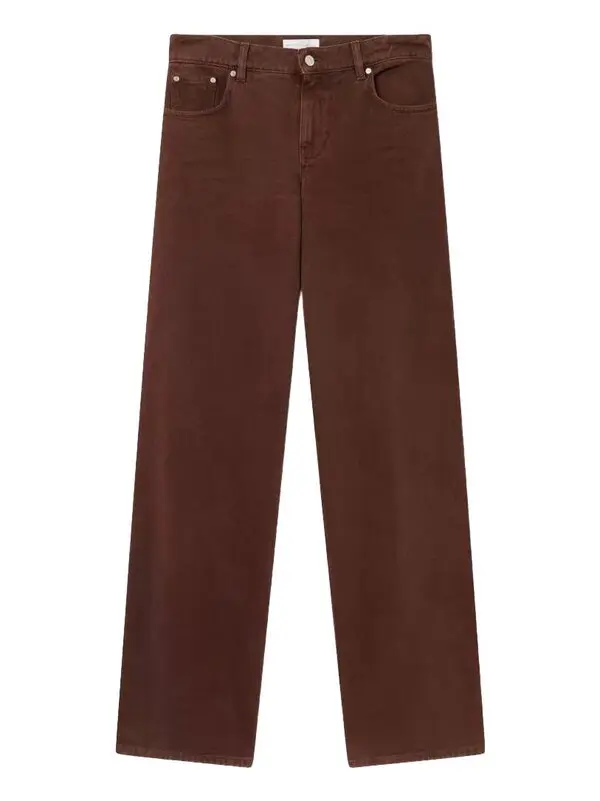 Stella McCartney Logo-patch Five-pocket Jeans - Brown