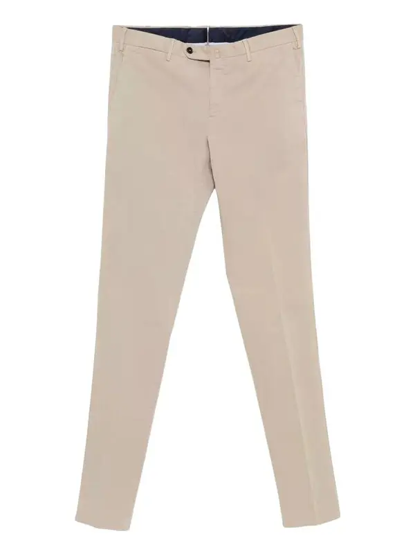 PT TORINO Straight Leg Trousers - Neutrals
