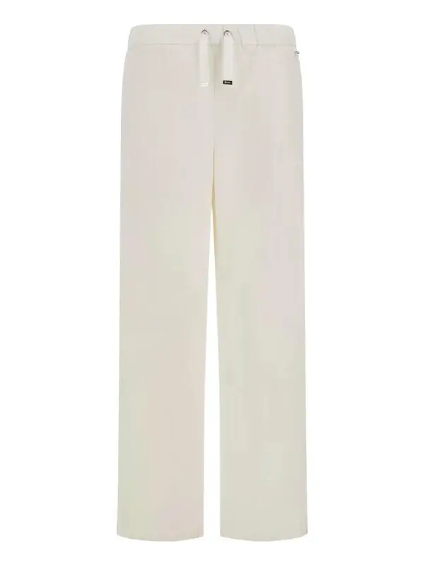 Herno Drawstring-waist Trousers - White