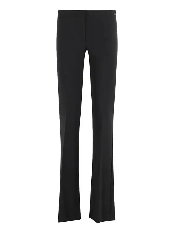 Elisabetta Franchi Flared-hem Leggings - Black