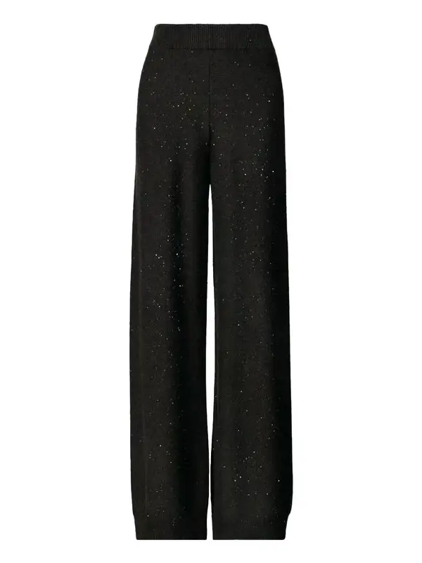 Fabiana Filippi Sequin-embellished Trousers - Black