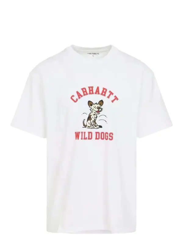 Carhartt Work In Progress Wild Dog Printed T-shirt - White