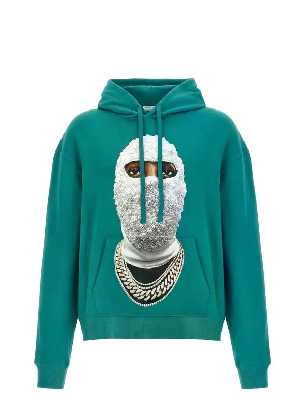 IH NOM UH NIT Graphic Print Hoodie - Green