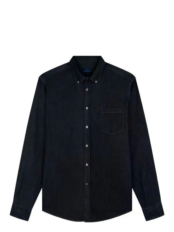 Paul & Shark Denim Button-down Shirt - Black