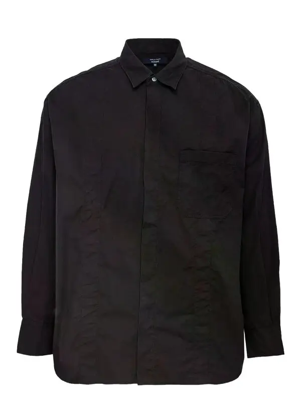 Comme Des Garçons Garment-washed Shirt - Black