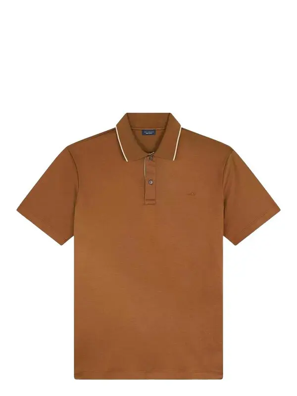 Paul & Shark Cotton Polo Shirt - Brown