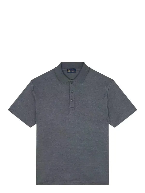 Paul & Shark Silk-blend Polo Shirt - Grey