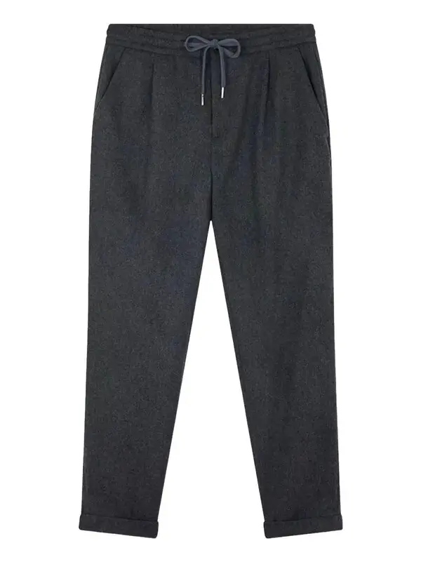 Paul & Shark Pleated Drawstring Trousers - Grey