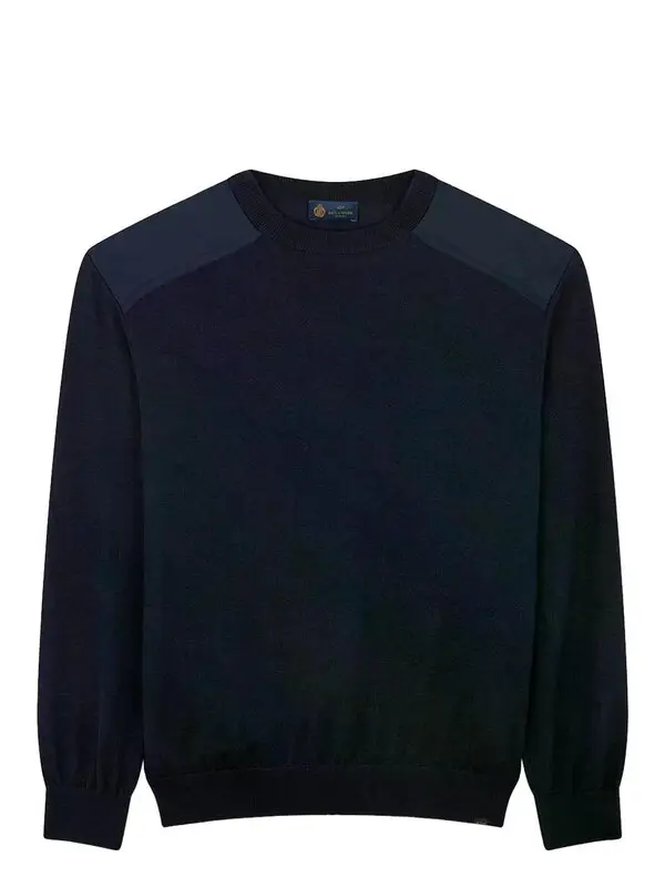 Paul & Shark Crew-neck Long-sleeve Sweater - Blue