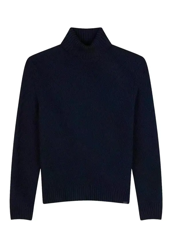 Paul & Shark Turtleneck Wool Sweater - Blue