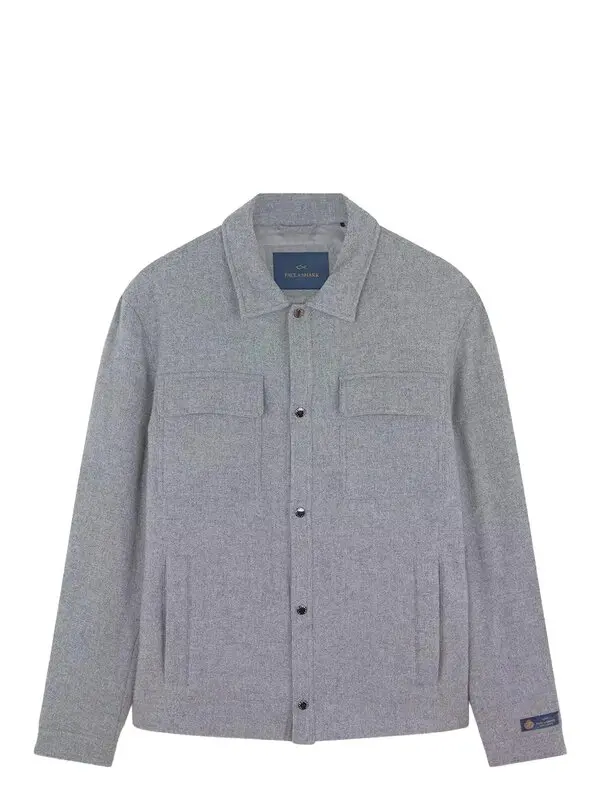 Paul & Shark Quilted Shirt Jacket - Grey