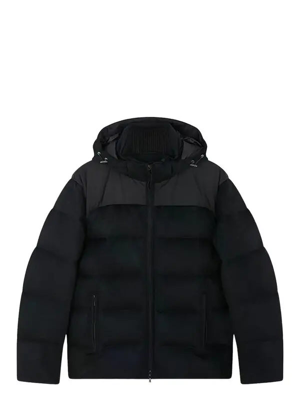 Paul & Shark Hooded Puffer Jacket - Black