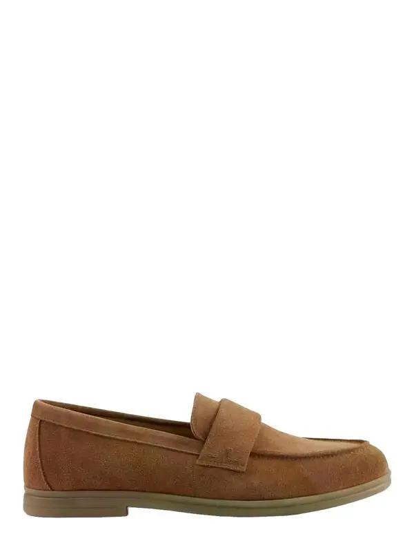 Paul & Shark Suede Loafers - Brown
