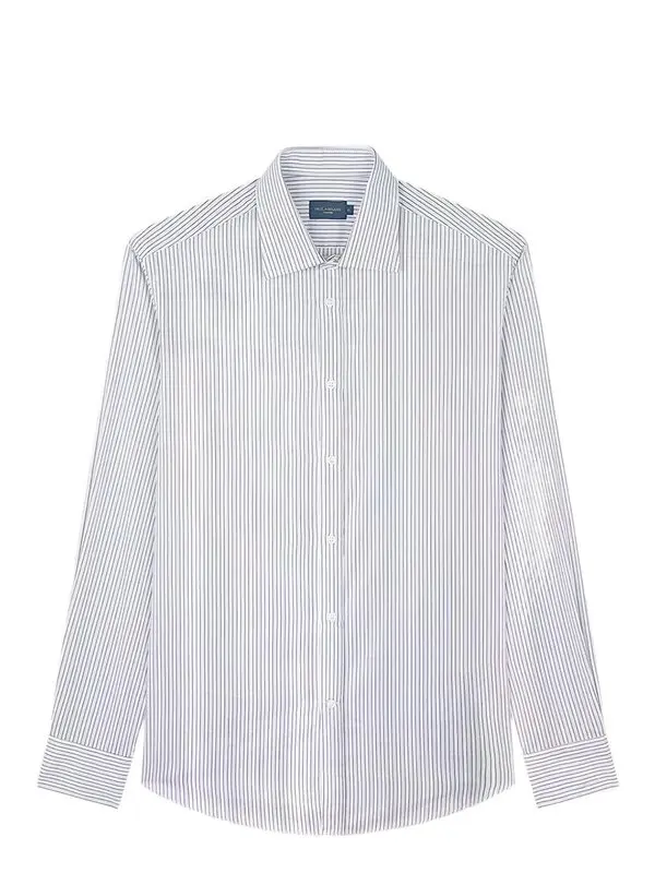 Paul & Shark Stripe-pattern Cotton Shirt - White