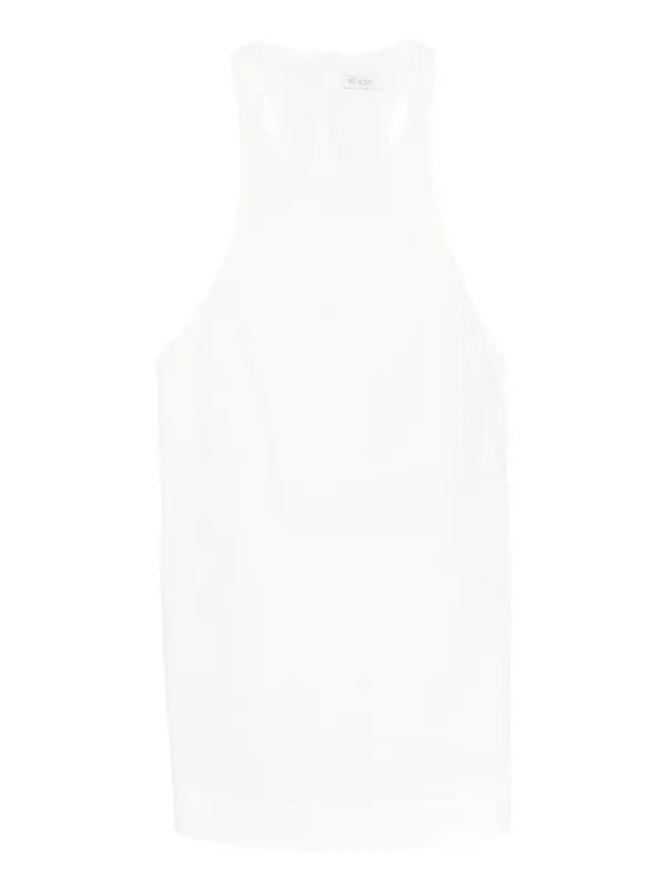 ST. AGNI Racerback Tank Top - White