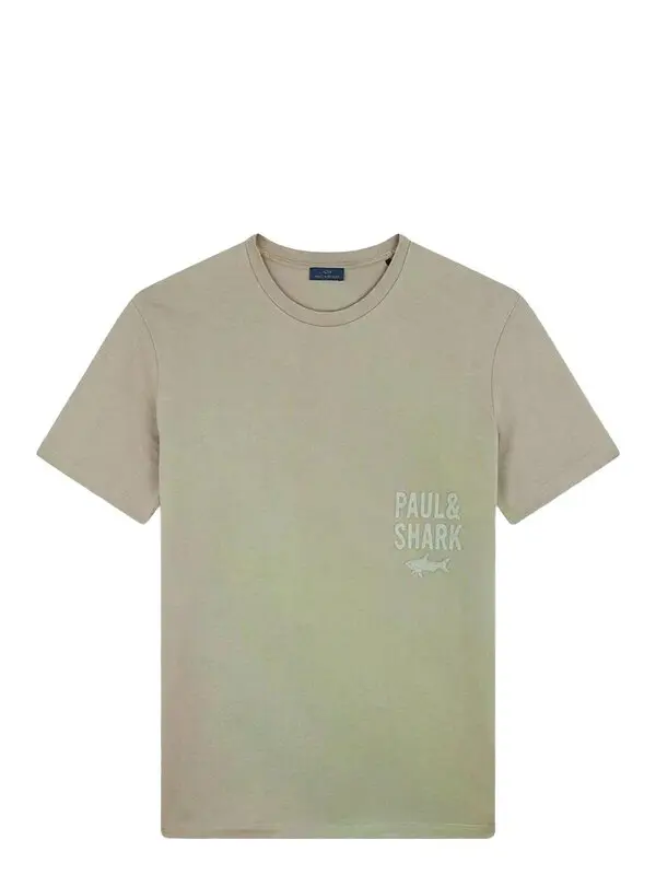 Paul & Shark Embroidered-logo T-shirt - Neutrals