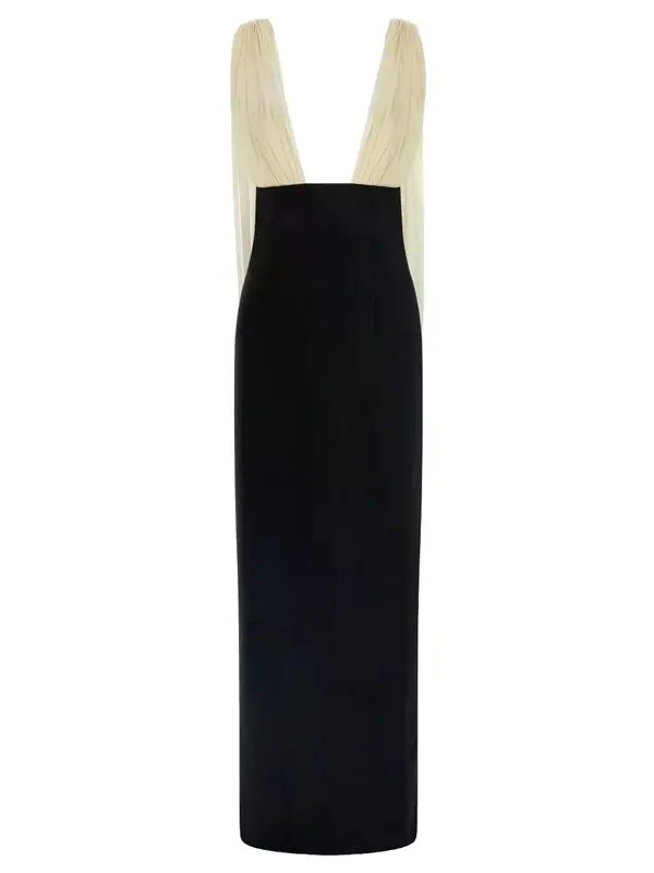 ARMARIUM V-neck Maxi Dress - Black