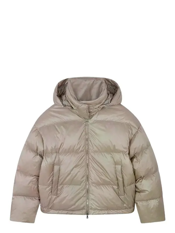 Paul & Shark Hooded Down Jacket - Neutrals