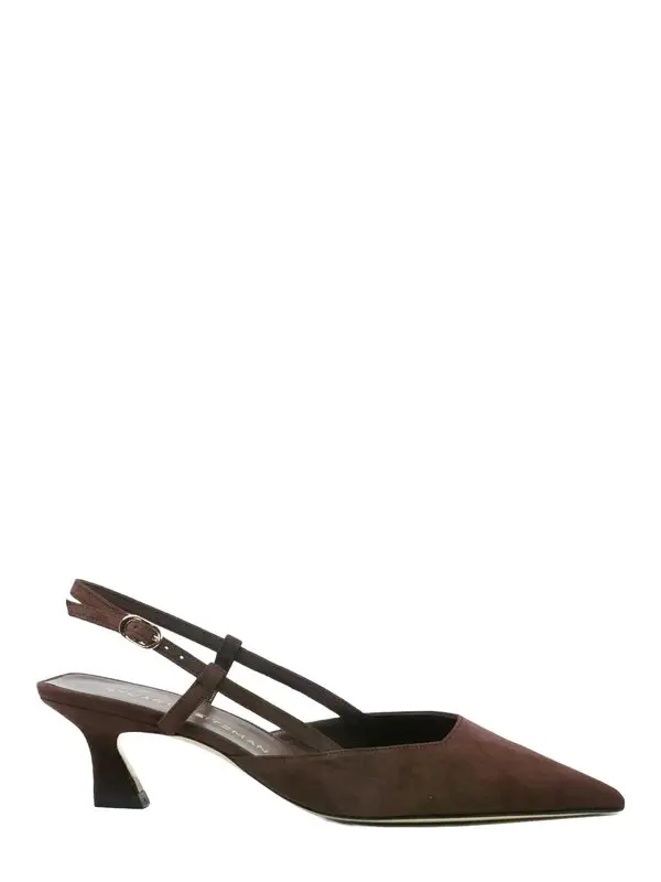 STUART WEITZMAN 50mm Vinnie Slingback Pumps - Brown