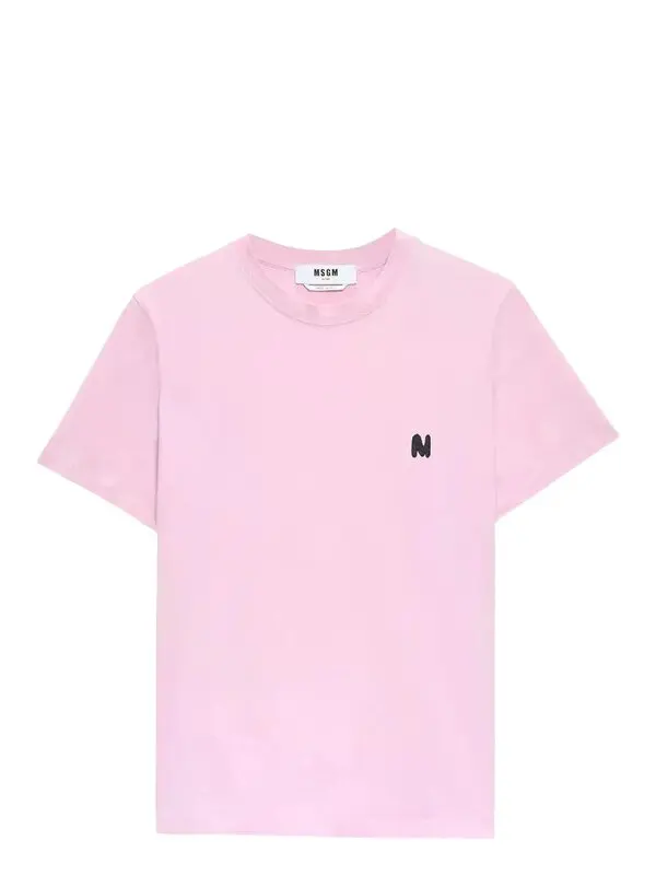 MSGM Cotton T-shirt - Pink