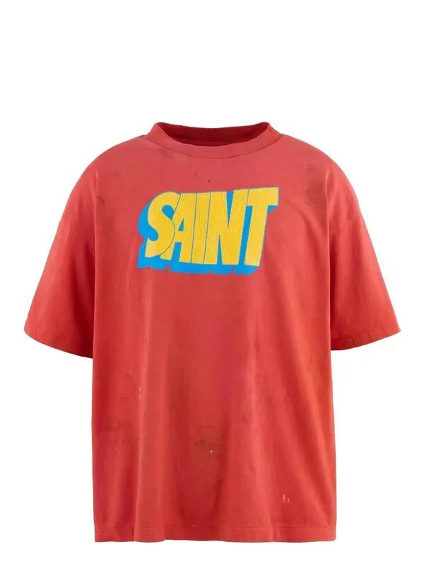 SAINT MXXXXXX Cotton T-shirt - Red