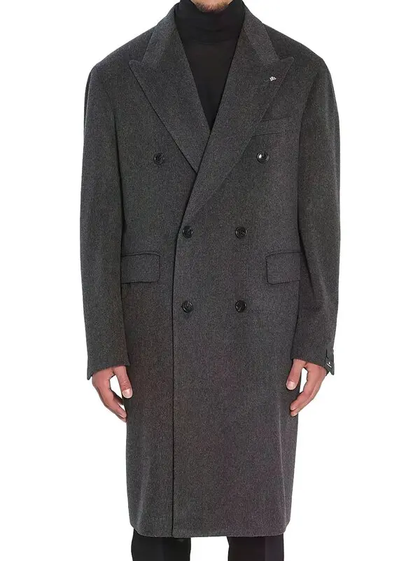 Tagliatore Double-breasted Coat - Grey