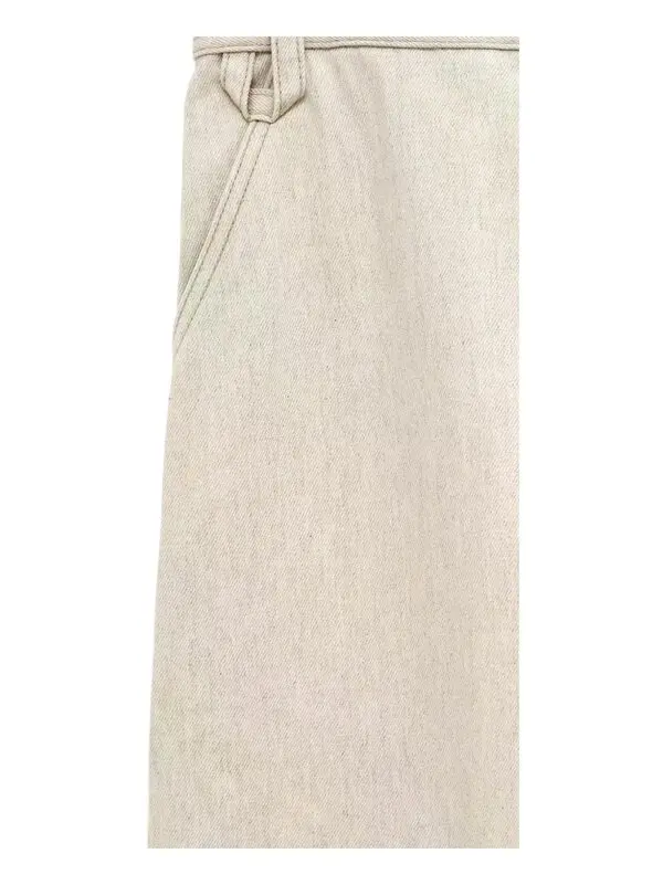 Jacquemus Le Carré De-nîmes Denim Cargo Pants - Neutrals