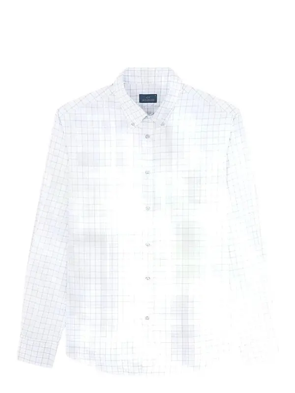 Paul & Shark Checked Twill Shirt - White