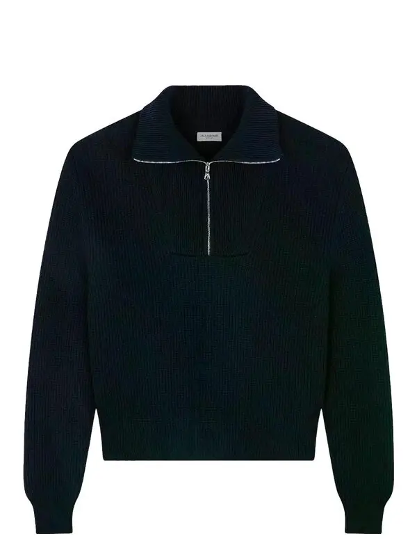 Paul & Shark Half-zip Ribbed Sweater - Blue