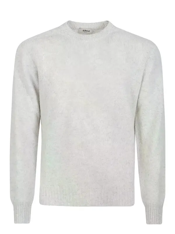 Altea Crew-neck Wool Sweater - Grey